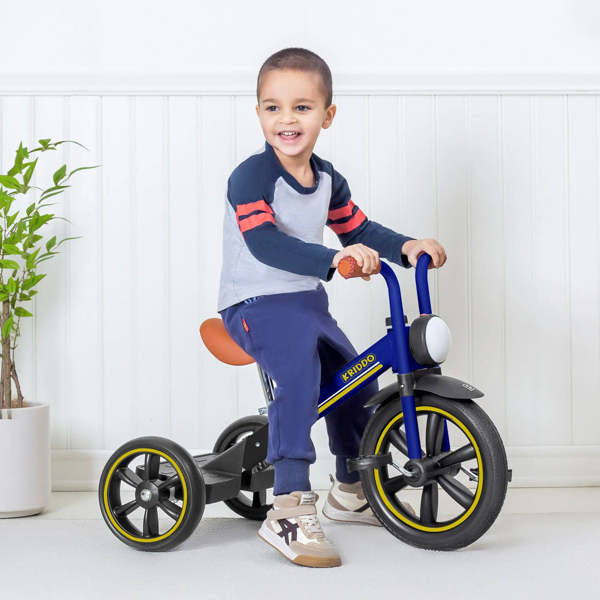 Kids & Toddler Tricycle | KRIDDO Fun & Safe Trike